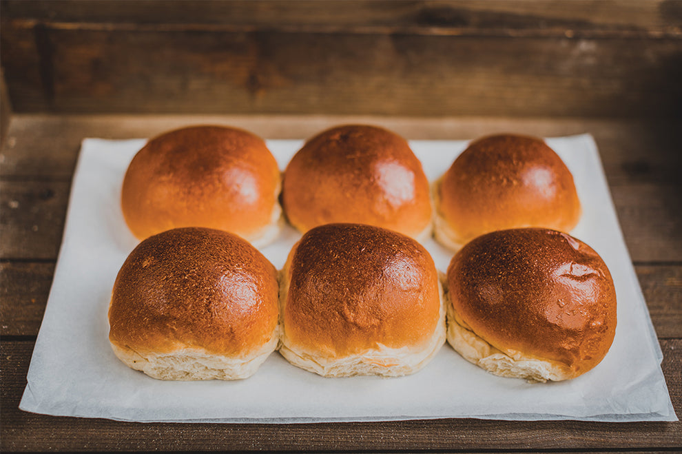 Brioche Burger Rolls 6 Pack – Baker Tom